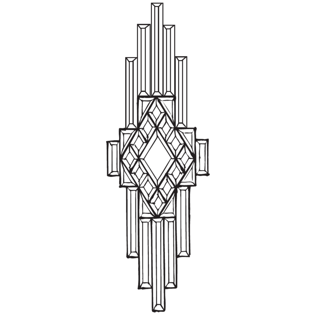 Triangle Bevel Glass 3″ x 3″ x 3″ | Glass House Store