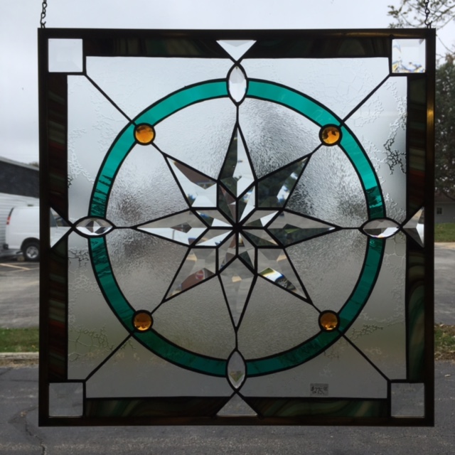Stained Glass Beveled Stars - Glass Designs