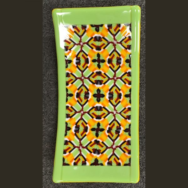 Triangle Pattern Bar 13″ Mold | Glass House Store