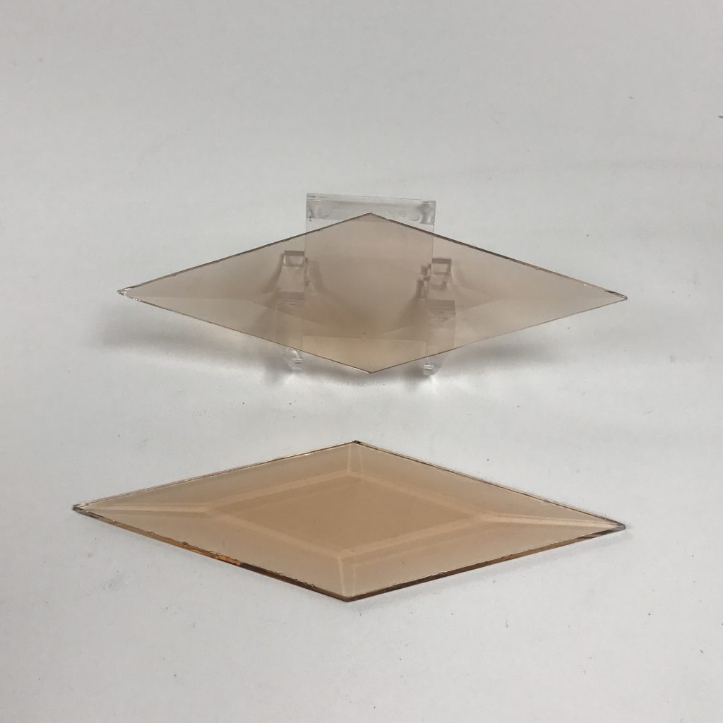 Diamond Glass Bevel – 2″ x 6″ Colored | Glass House Store