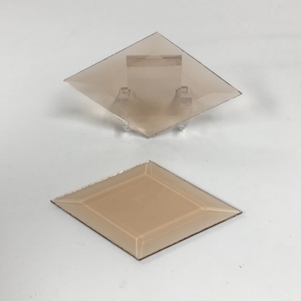 Diamond Bevel Glass -1-1/2″ x 2-1/2″ Colored | Glass House Store