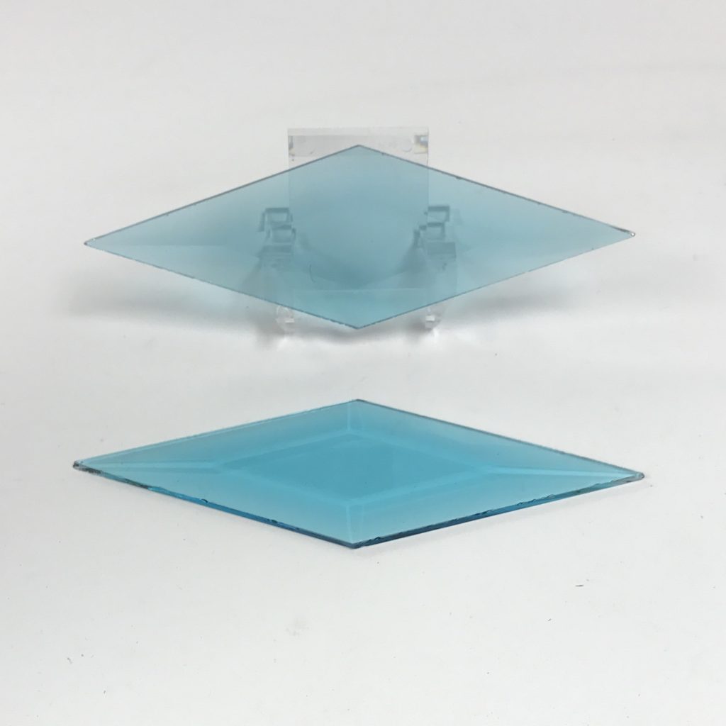 Diamond Glass Bevel – 2″ x 6″ Colored | Glass House Store