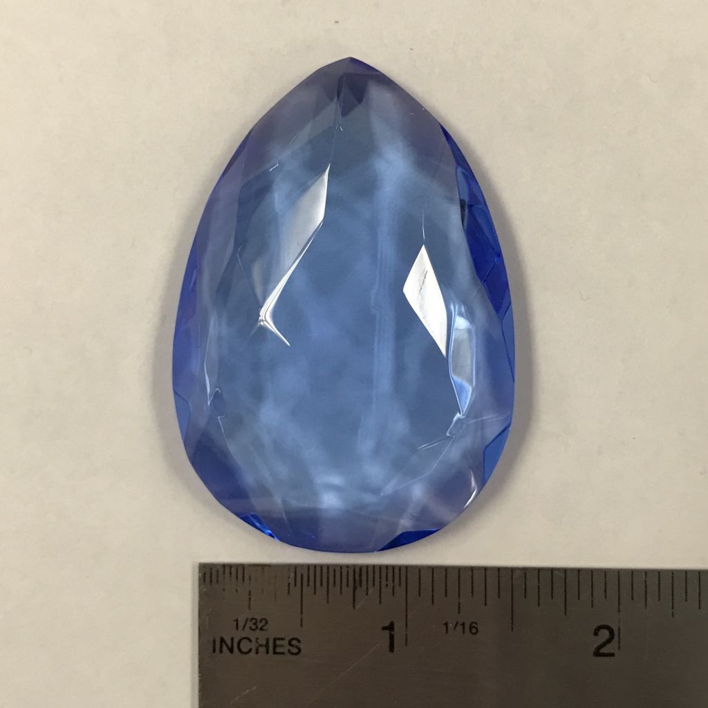 Teardrop Faceted Jewels-40 x 60mm | Glass House Store