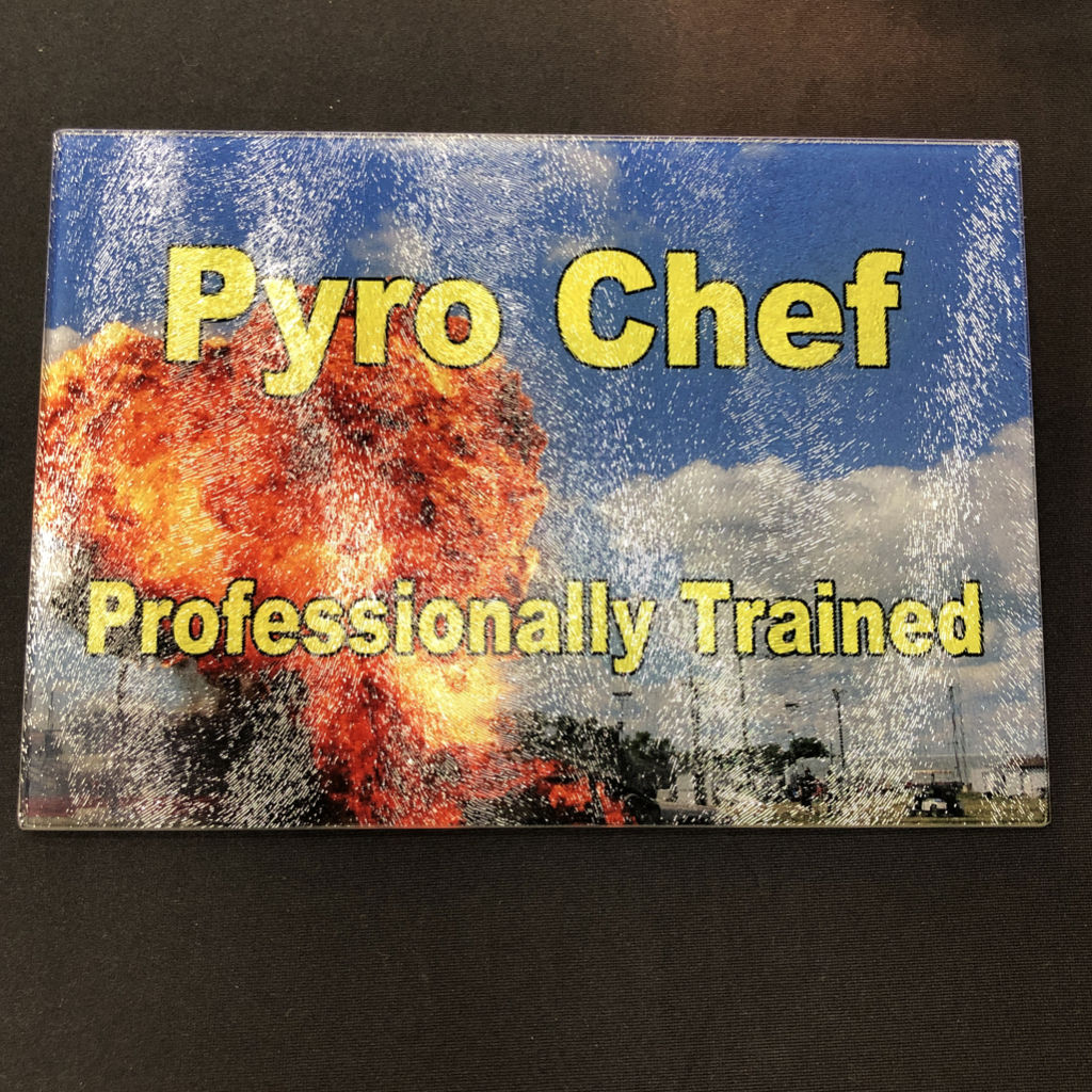 Pyro Cutting Board-Fireball Chef | Glass House Store