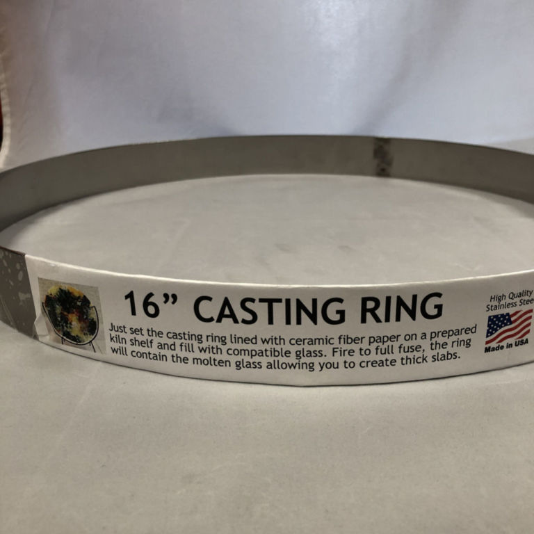 16″ Casting Round Stainless Steel Mold | Glass House Store