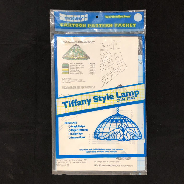 Worden SC20-6 Arrowroot Lamp Pattern | Glass House Store