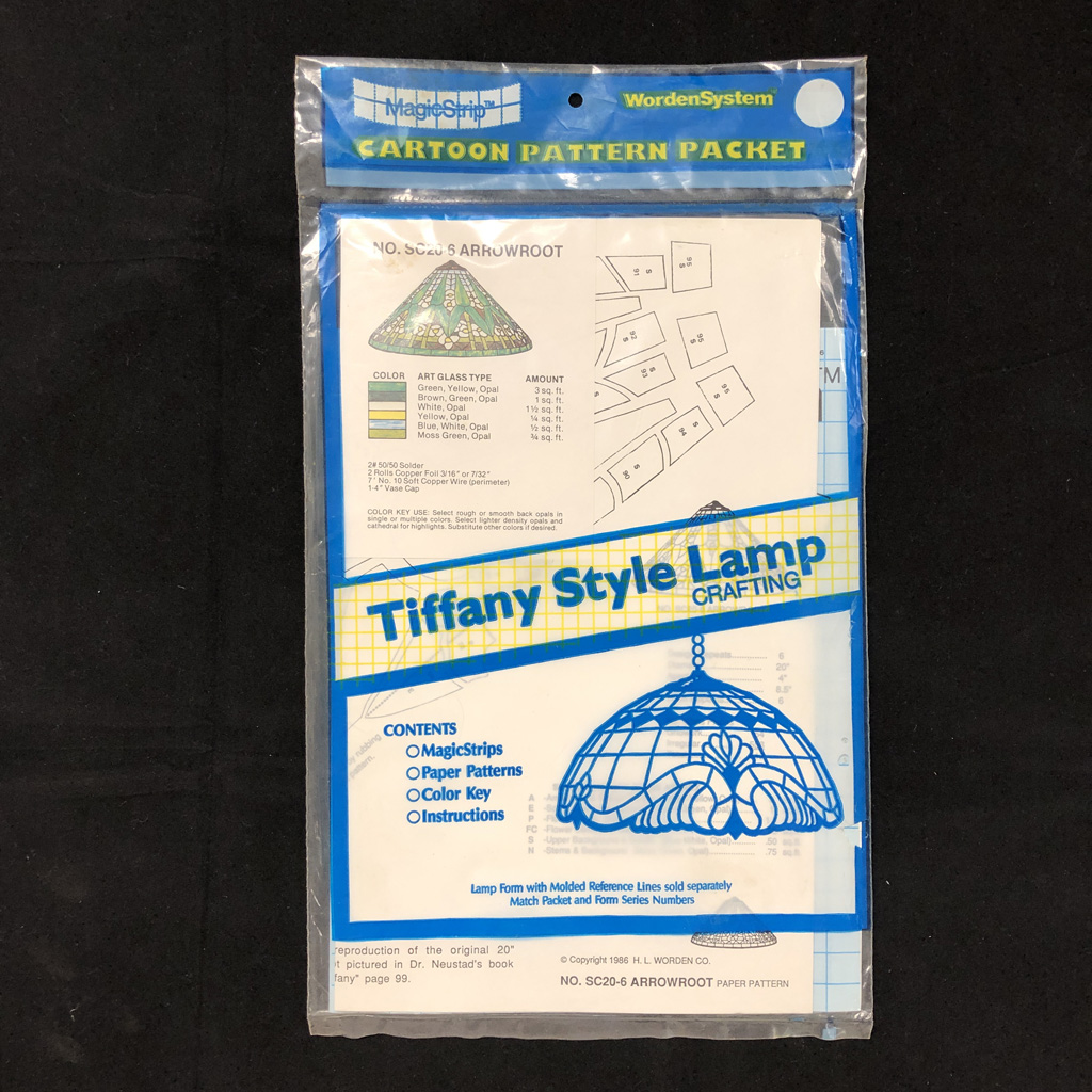 Worden SC20-6 Arrowroot Lamp Pattern | Glass House Store