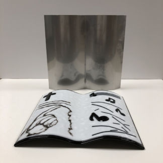 9″ Large Butterfly/Book Mold- Stainless Steel | Glass House Store