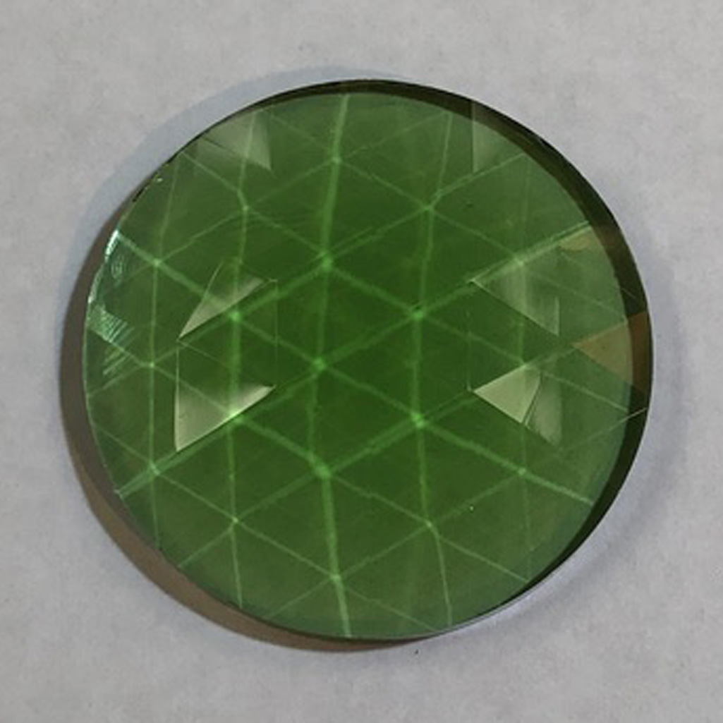 Square 50mm Jewel -Green QST50-03 | Glass House Store