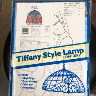 Worden L18-4 Lotus Lamp Pattern | Glass House Store