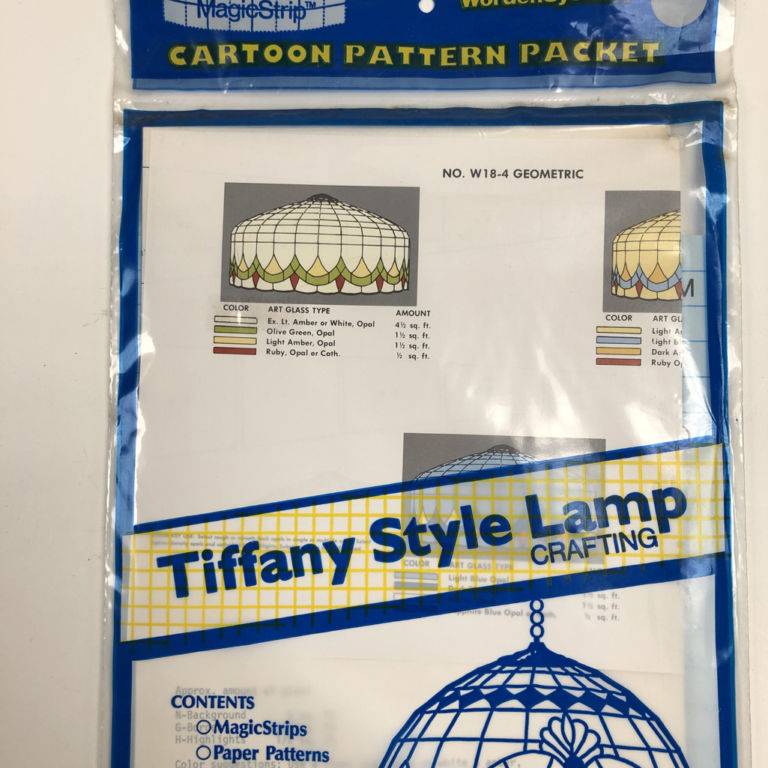 Worden W18-4 Geometric Lamp Pattern | Glass House Store