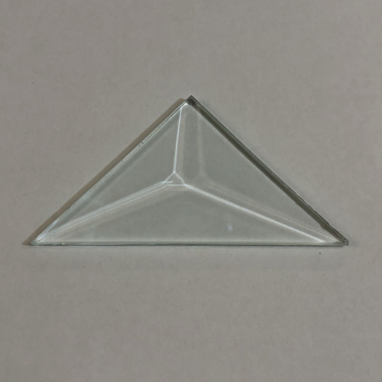 Triangle Bevel Glass 1 1/2″ x 1 1/2″ x 2 1/16″ TR152 | Glass House Store