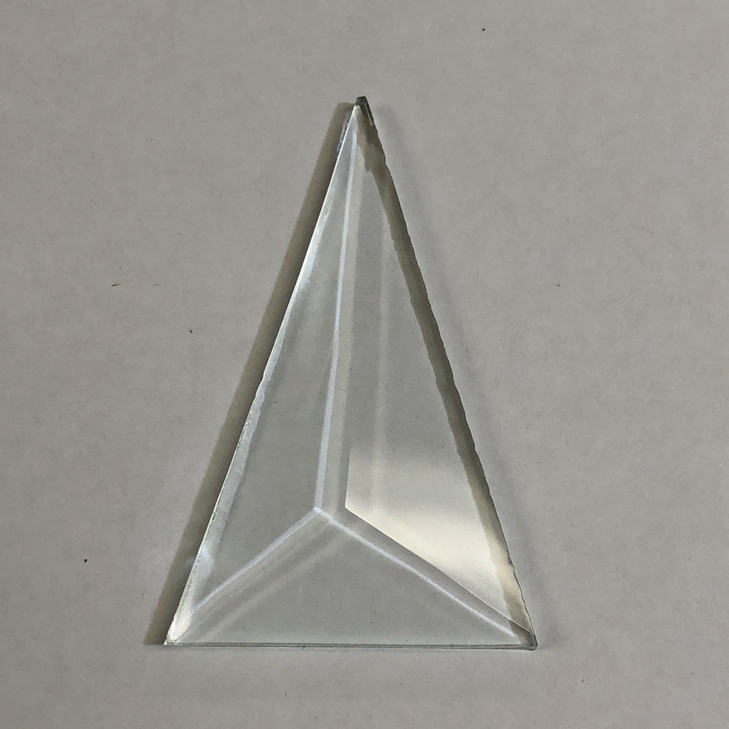 Triangle Bevel Glass House Store