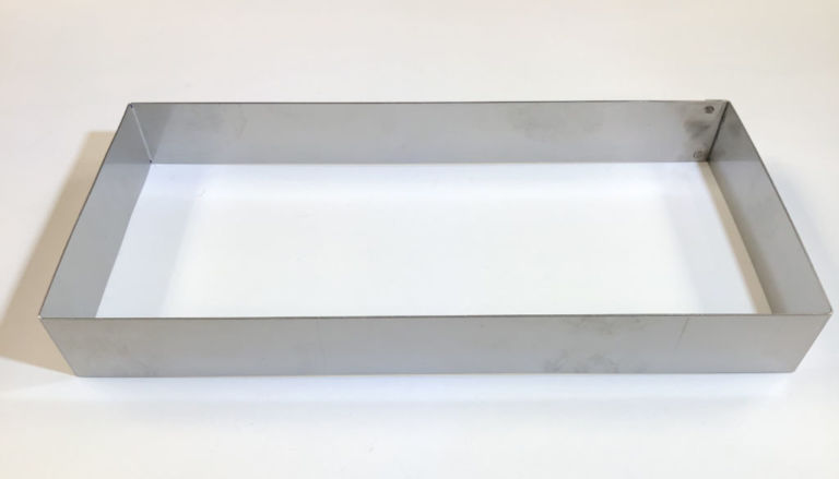 7″ x 12″ Rectangle Casting Stainless Steel Mold | Glass House Store