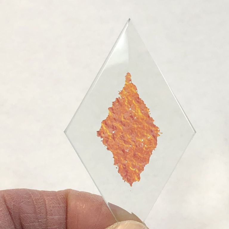 Diamond Colored Glass Bevel – 2″ x 6″ | Glass House Store