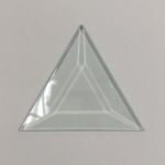 Triangle Bevel Glass 3″ x 3″ x 3″ | Glass House Store