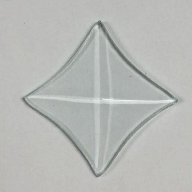 1 3/4″ Concave Star Bevel | Glass House Store