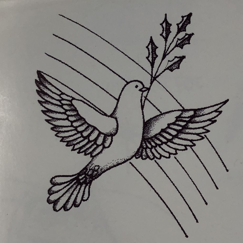 Engraved Clear Diamond Bevel – D305 Dove | Glass House Store