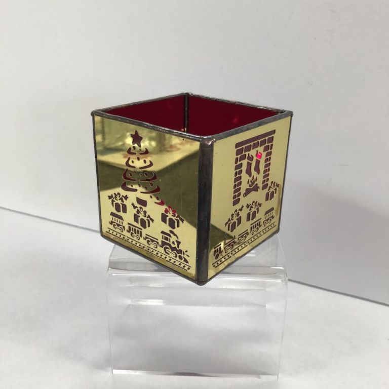 Brass Holiday Filigree Set-CH3 Winter Scene | Glass House Store