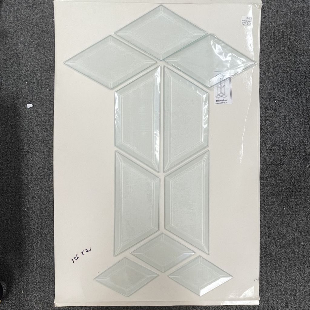 Clear Beveled Glass Cluster – Brownlow | Glass House Store