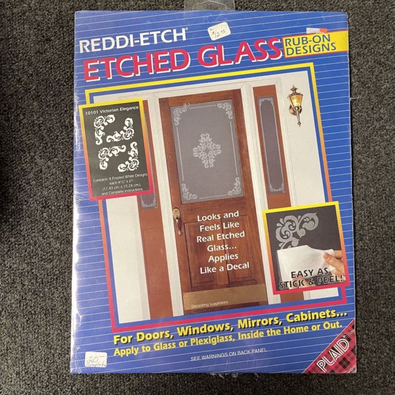 Reddi Etch Victorian Elegance Corners Decal #10101 | Glass House Store