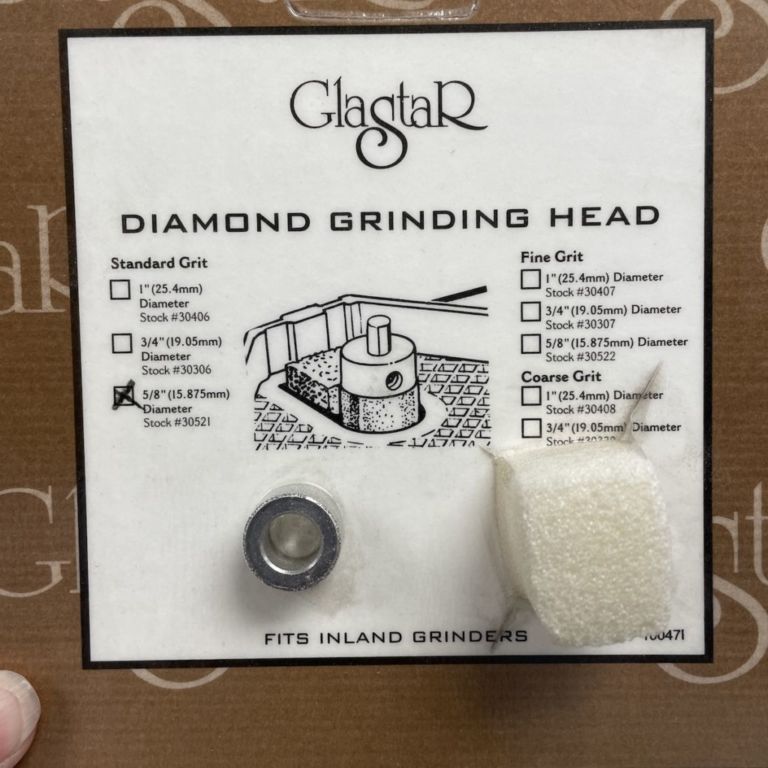Glastar Starlet 5/8″ Grinding Bit Standard | Glass House Store