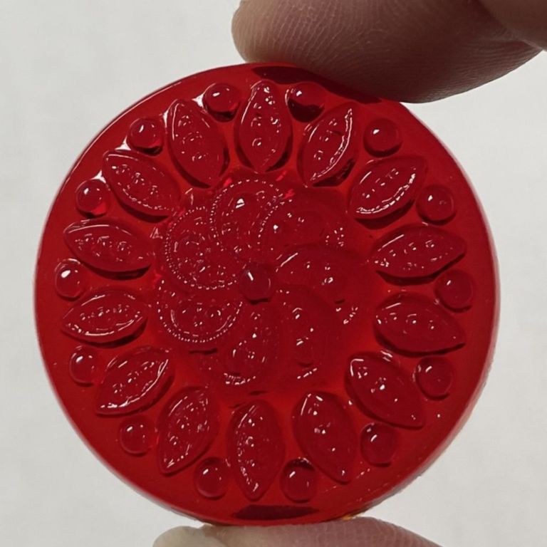 Textured 35mm Jewel JE35-10 Red | Glass House Store