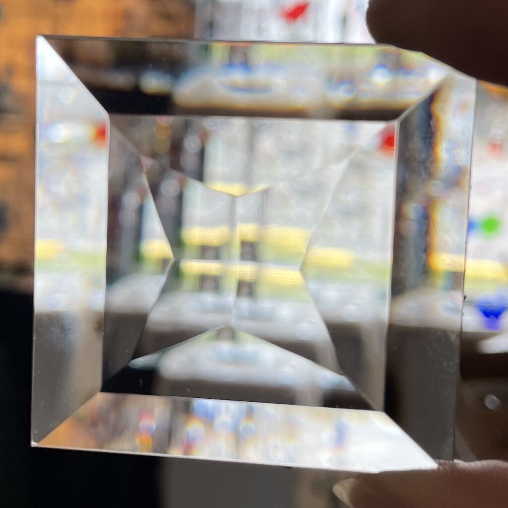 2″ x 2″ Multi facet Star Square Bevel #S300 | Glass House Store