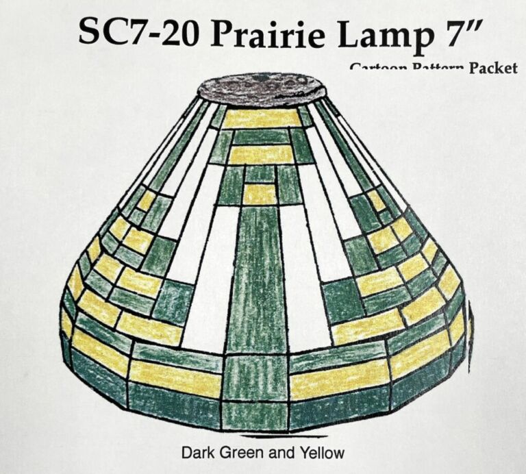 Worden SC7-20 Prairie Lamp Pattern | Glass House Store