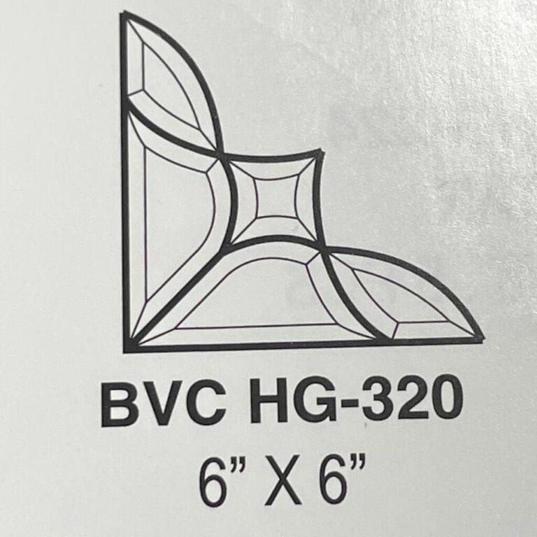 Corner Beveled Glass Cluster – HG320 | Glass House Store