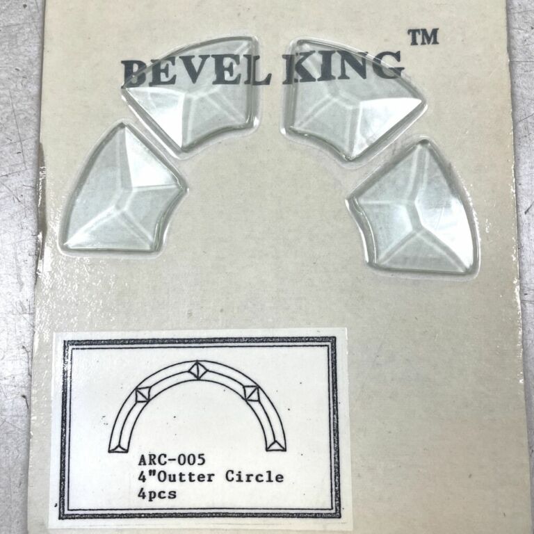 Bevel Glass Half Circle Border Set – HRC05 | Glass House Store